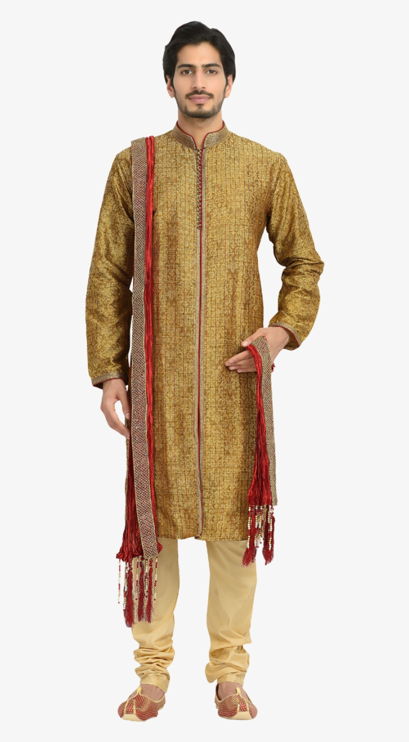 Earthy Brown Kurta - Silk - 960x1441 PNG Download - PNGkit