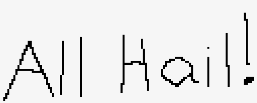 All Hail - Calligraphy - 1920x890 PNG Download - PNGkit