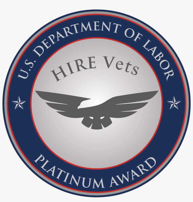 Dol Platinum Award For Veteran Hiring - Emblem - 2550x2550 PNG Download ...
