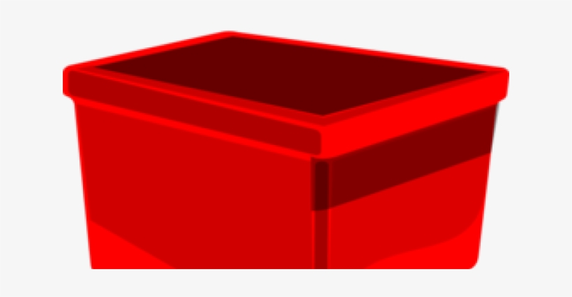 Red Clipart Dustbin - Box - 640x480 PNG Download - PNGkit