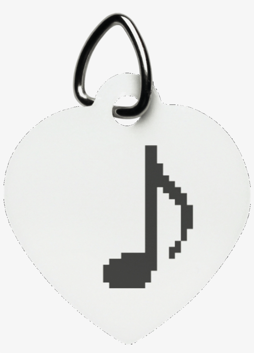 Pixel Notes Heart Pet Tag - Number - 1155x1155 PNG Download - PNGkit