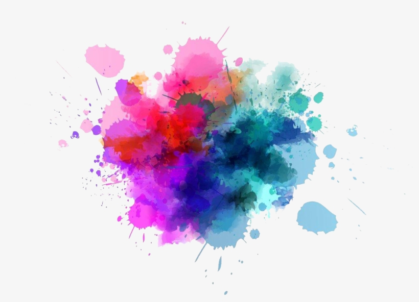 Pintura A La Acuarela Descarga Color Chorro - Watercolor Watermark Png ...