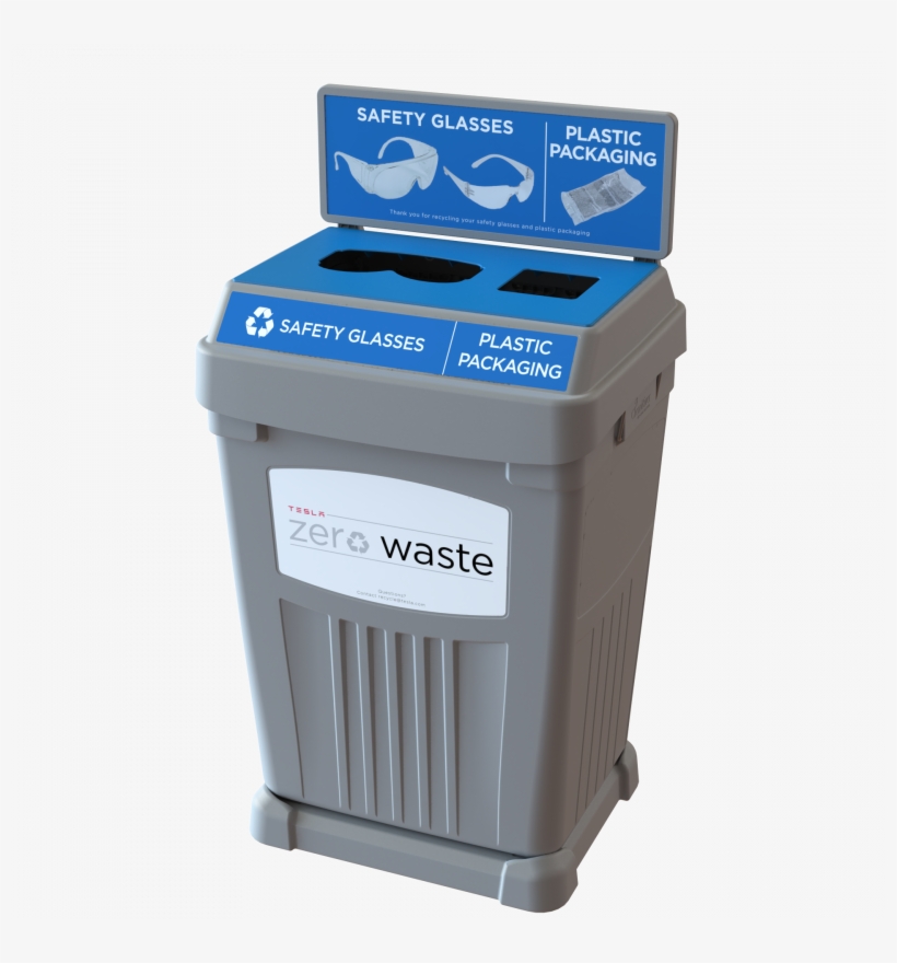 Flex E™ Bin To Collect Tesla Safety Glasses - Safety Glasses Recycling ...