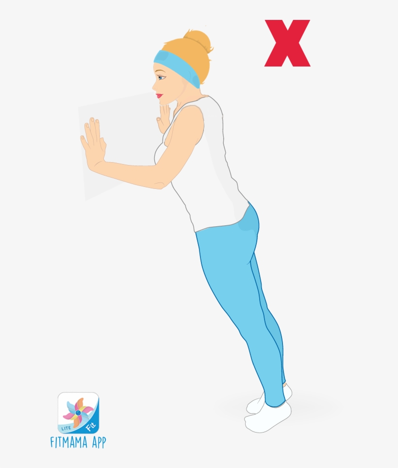 Push Ups Wrong Way Of Exercising - Cartoon - 667x1000 PNG Download - PNGkit