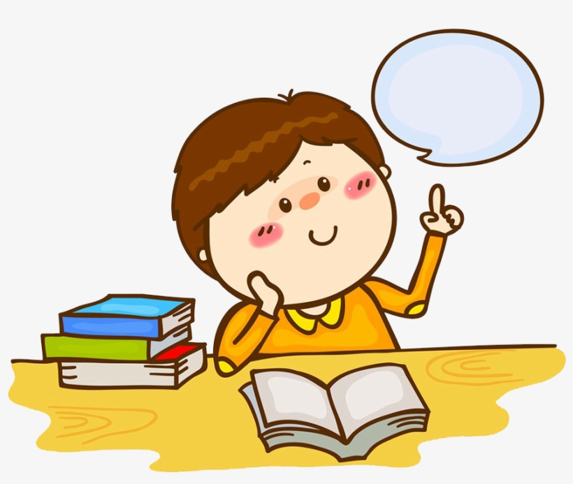 Child Clip Art Black And White - Clip Art Student Thinking - 1024x820 ...