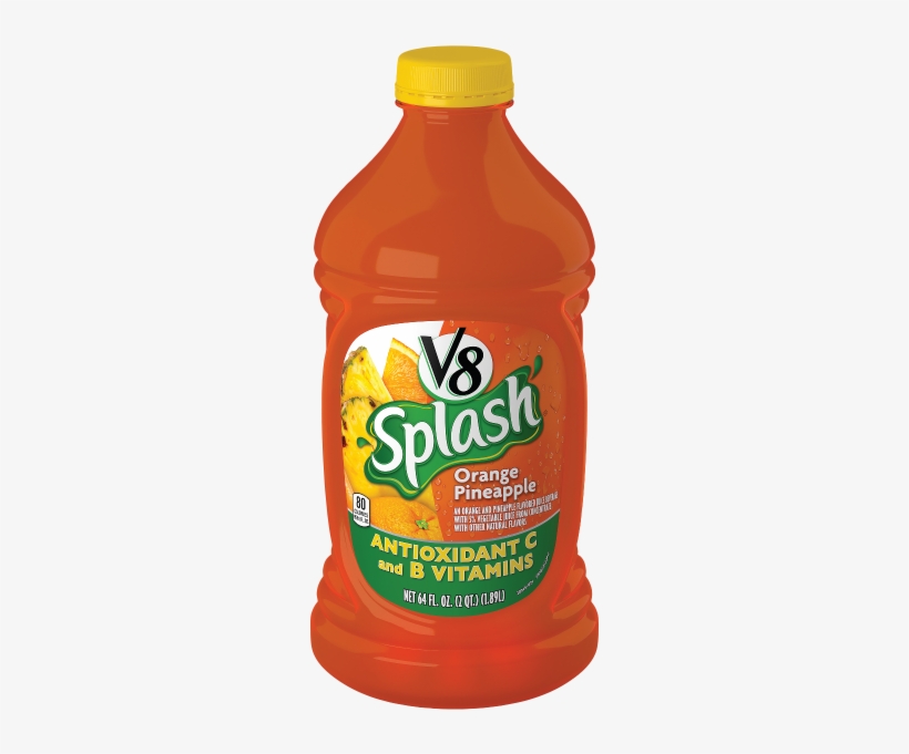 Orange Pineapple - V8 Splash - 600x600 PNG Download - PNGkit