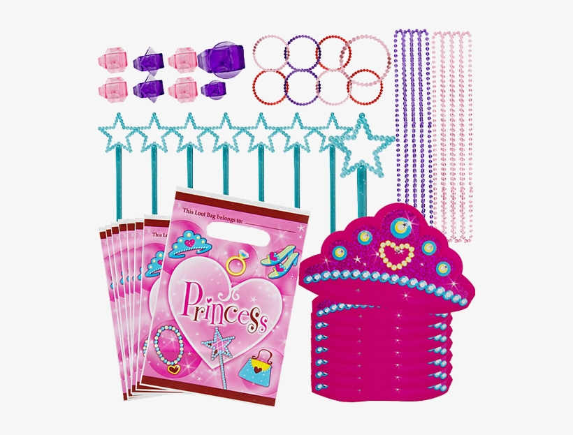 Princess Party Favour Pack - Party Bags - 550x559 PNG Download - PNGkit