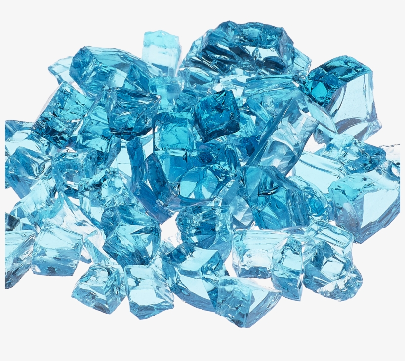Elemental 1/2″ Calypso Light Blue Reflective Fire Glass - Crystal ...