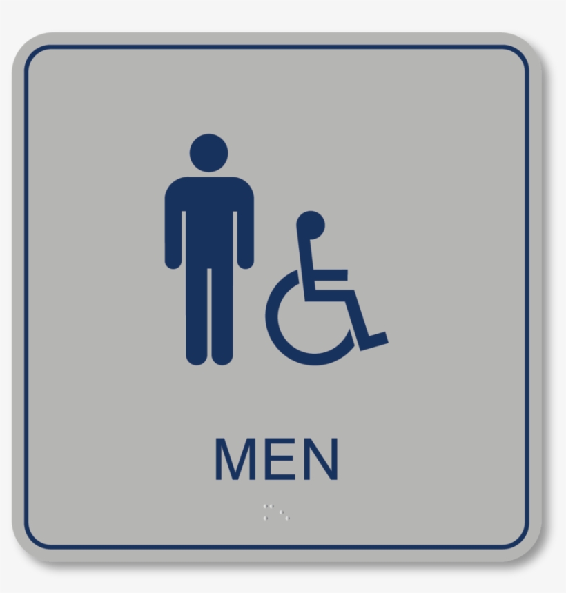 Download Transparent Restroom Men Isa - Wheelchair Symbol - PNGkit