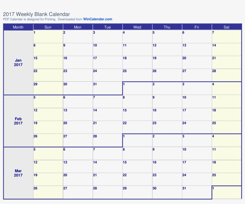 Blank Calendar Template - Calendar Templates Sun Mon Tue - 3300x2550 ...