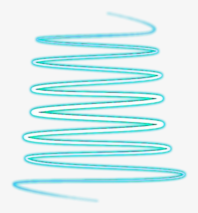 Blue Sticker - Neon Png For Picsart - 1024x1024 PNG Download - PNGkit