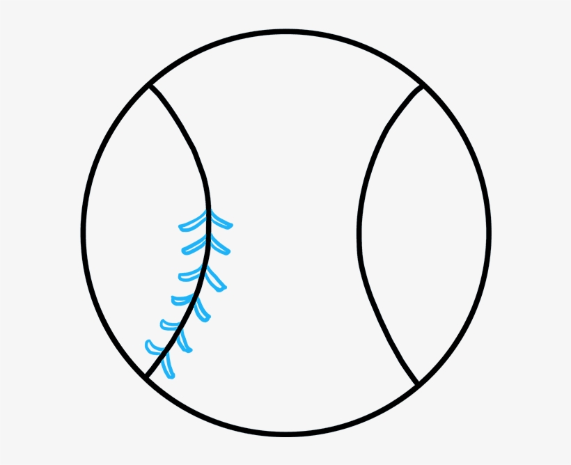 How To Draw Baseball - 15 Of A Circle - 680x678 PNG Download - PNGkit