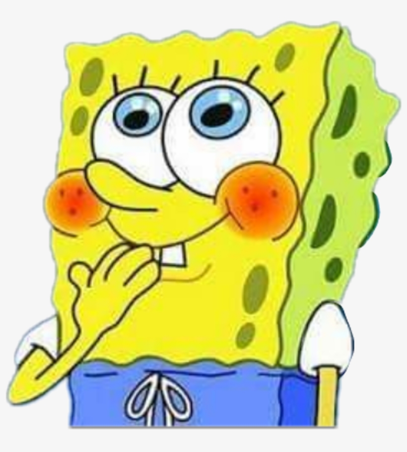 Bobesponja Sticker - Sponge Bob Blush - 1024x1858 PNG Download - PNGkit