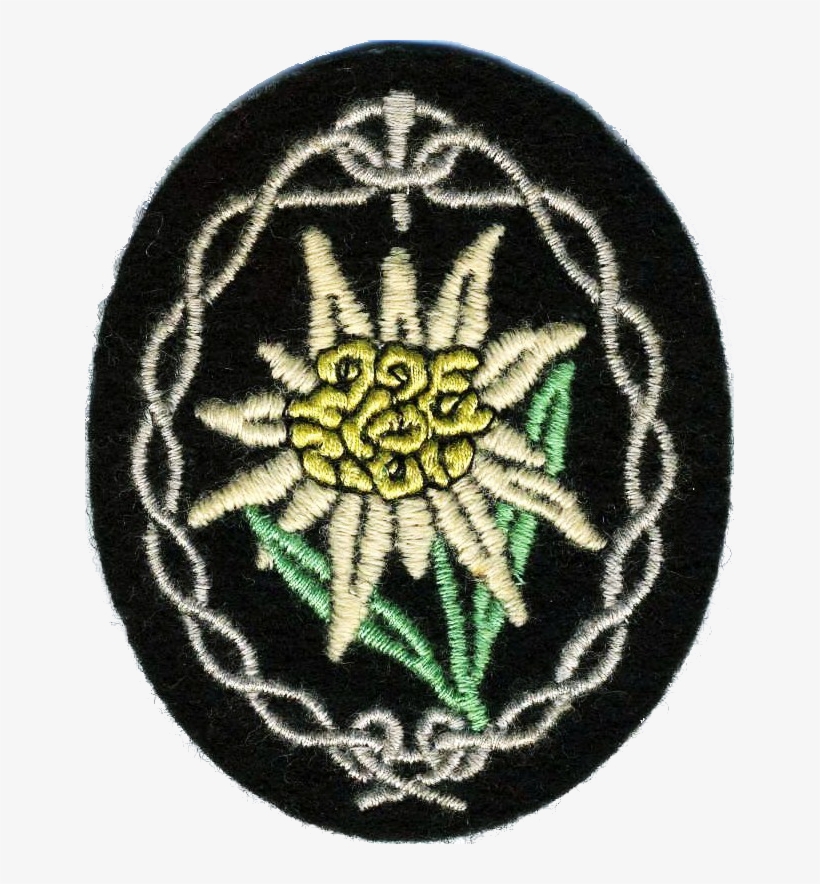 Gebirgsjäger Edelweiss Arm Patch - Gebirgsjager - 649x804 PNG Download ...