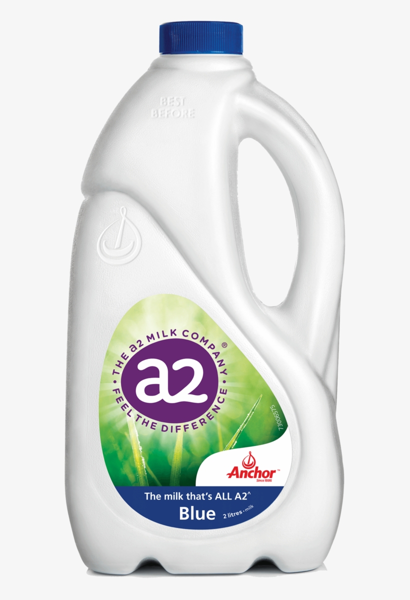 Anchor Blue Top Milk 2l Bottle - Anchor A2 Milk - 1057x1279 PNG ...