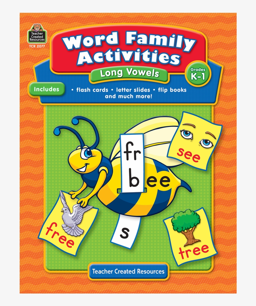Tcr2077 Word Family Activities - Vowel Length - 900x900 PNG Download ...