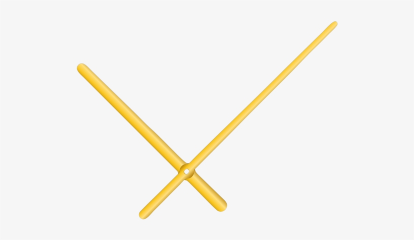 Gold Aluminum Clock Hands 158 Mm - Circle - 1000x773 PNG Download - PNGkit