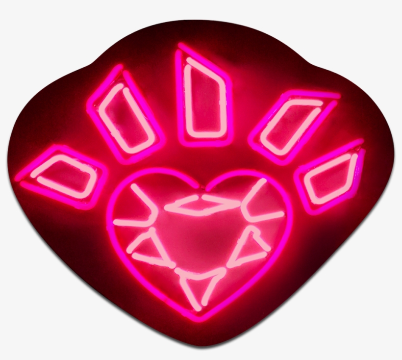 Download Transparent Flaming Heart Neon - Neon - PNGkit