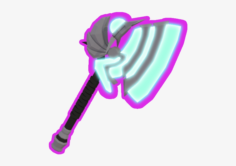 Glowing Axe - Illustration - 704x716 PNG Download - PNGkit