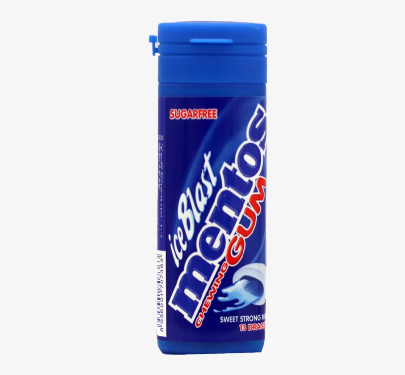Mentos Gum Ice Blast Mint S - Caffeinated Drink - 550x684 PNG Download ...