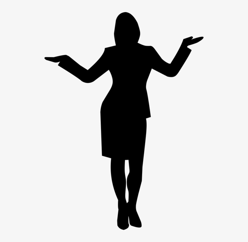 Silhouette Business Woman