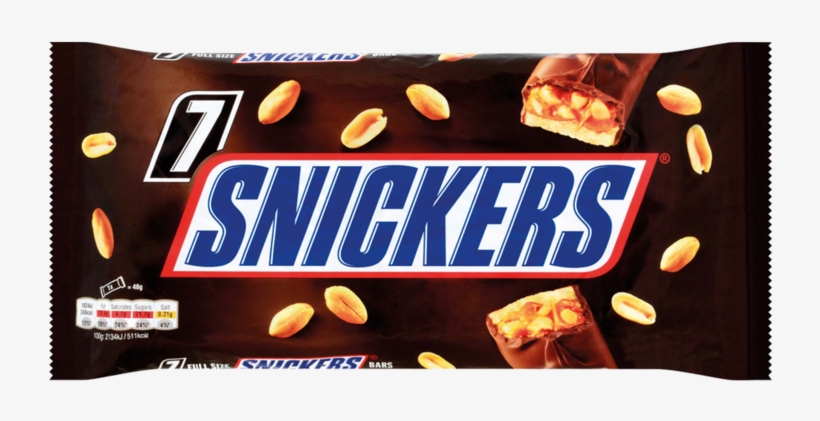 Snickers Multipack 7x48g - Chocolate Candy - 800x800 PNG Download - PNGkit