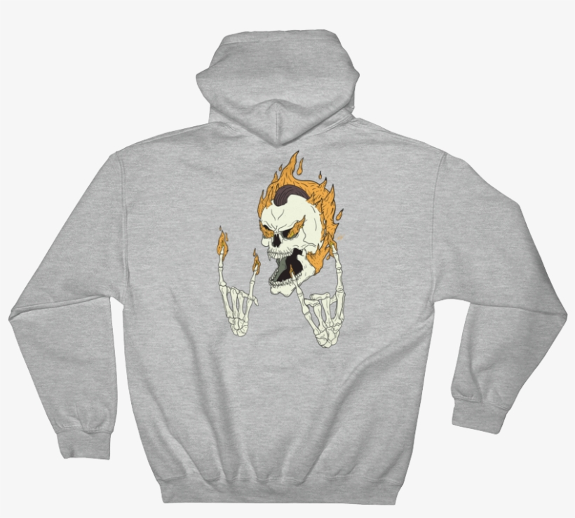 Ghost Skater Hoodie - Sweatshirt - 1000x1000 PNG Download - PNGkit