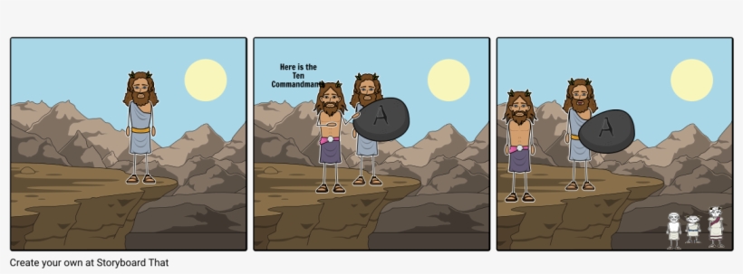 Moses - Cartoon - 1164x385 PNG Download - PNGkit