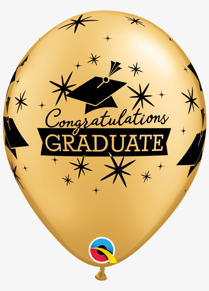 Gold And Silver Graduation - Balloon - 800x1059 PNG Download - PNGkit
