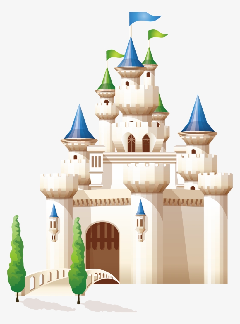 Mq Blue Castle Cartoon Building Fantasy - Castle Cartoon - 1024x1024 ...