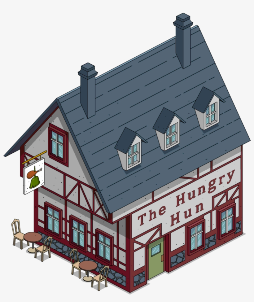 Tapped Out The Hungry Hun - Simpsons The Hungry Hun - 833x950 PNG ...