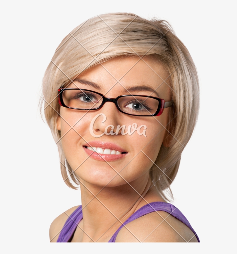 Smiling Woman Photos By Canva - Girl - 651x800 PNG Download - PNGkit
