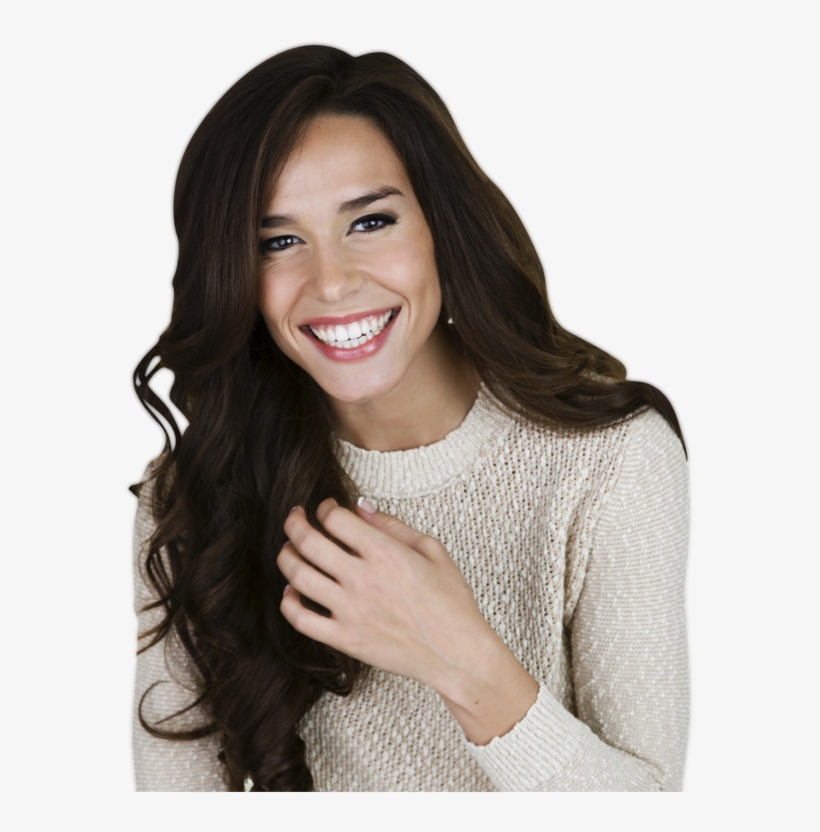 Smiling Lady Offer - Girl - 571x752 PNG Download - PNGkit