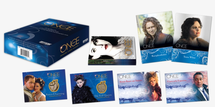 Once Upon A Time Trading Cards With 2 Autograph Cards - "once Upon A ...