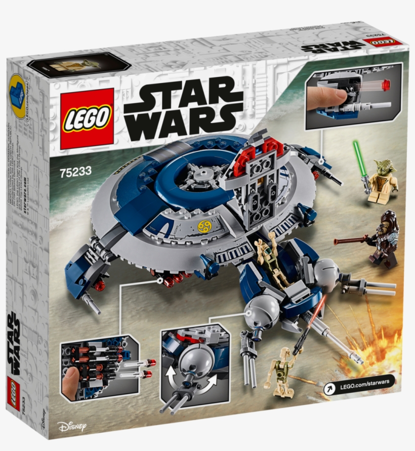 Lego Droid Gunship 75233 - 1600x1200 PNG Download - PNGkit