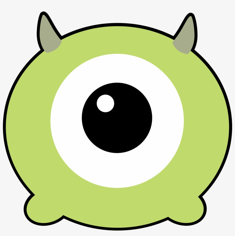 Disney Tsum Tsum Mike Wazowski - 1564x1494 PNG Download - PNGkit