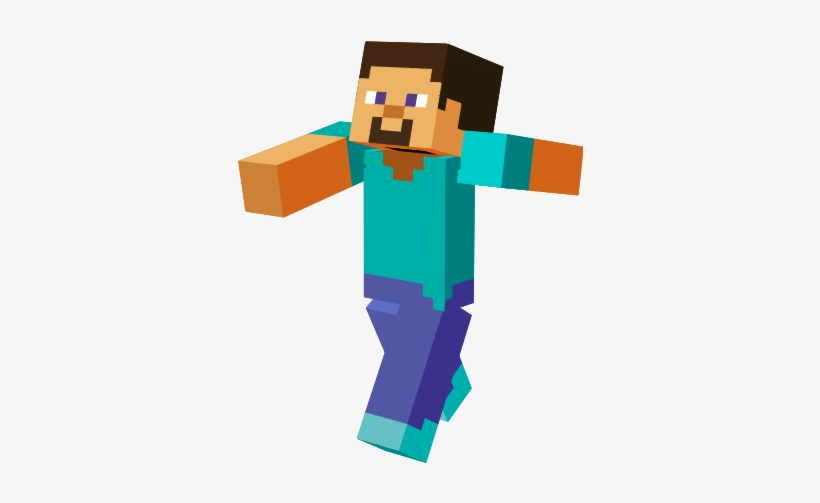 Download Transparent Steve - Steve Minecraft Xbox - PNGkit
