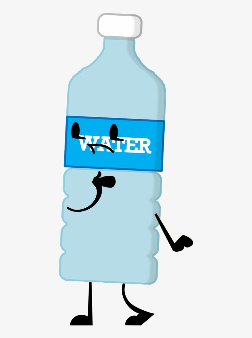Water Bottle Pose - Battle For Dream Island Water - 460x1064 PNG ...
