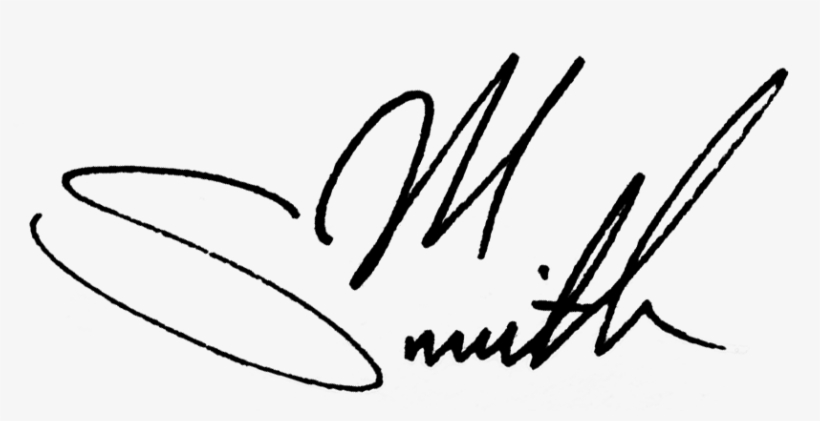 Michelle Smith - Calligraphy - 845x388 PNG Download - PNGkit