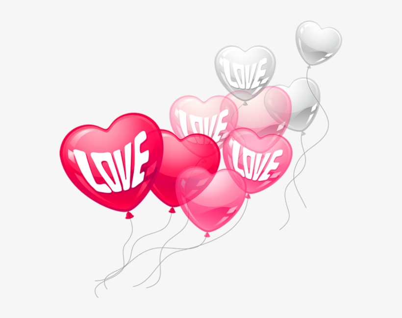 Share This Image - Png Love Balloons - 600x587 PNG Download - PNGkit