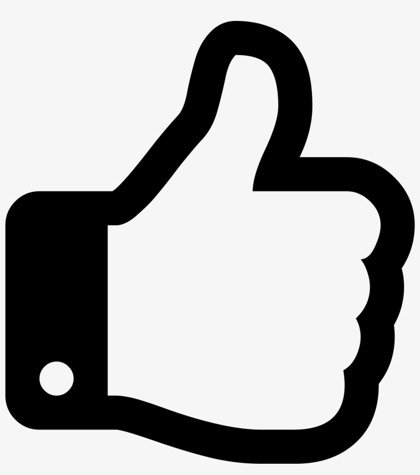 Open - Thumbs Up Icon Font Awesome - 2000x2000 PNG Download - PNGkit
