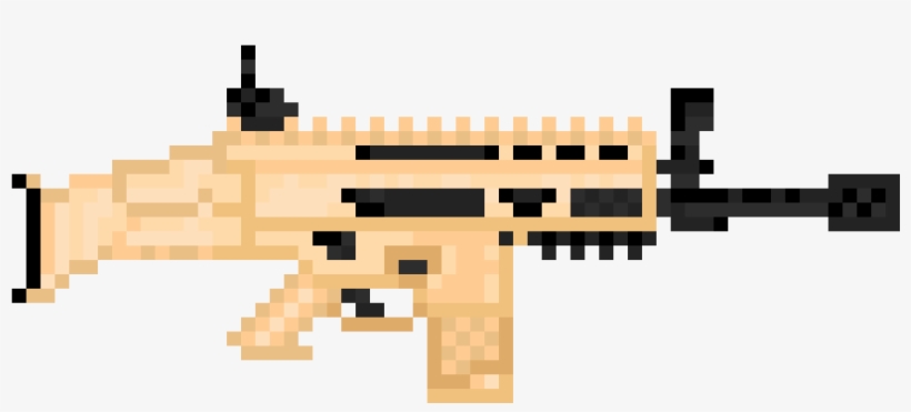 Fn-scar - Pixelated Scar - 1152x1152 PNG Download - PNGkit
