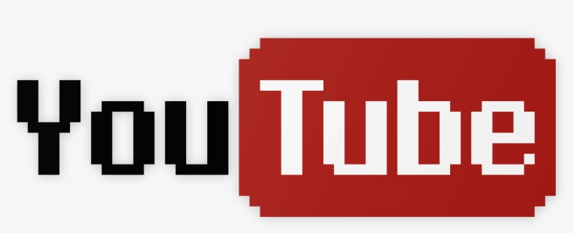 Elegant Youtube - Pixelated Youtube Logo - 2000x1000 PNG Download - PNGkit