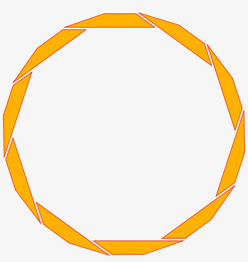 Orange Border Frame Png Free Download - Transparent Circle Border ...