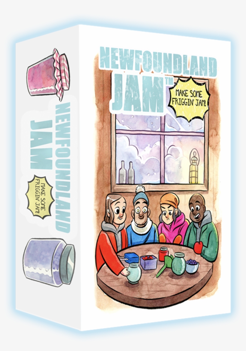 Newfoundland Jam Box Mockup With Glow - 1000x1241 PNG Download - PNGkit