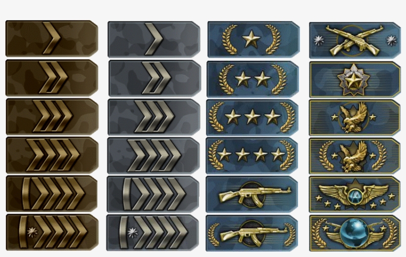 Cs Go Ranks Png - Csgo Ranks Png - 874x523 PNG Download - PNGkit