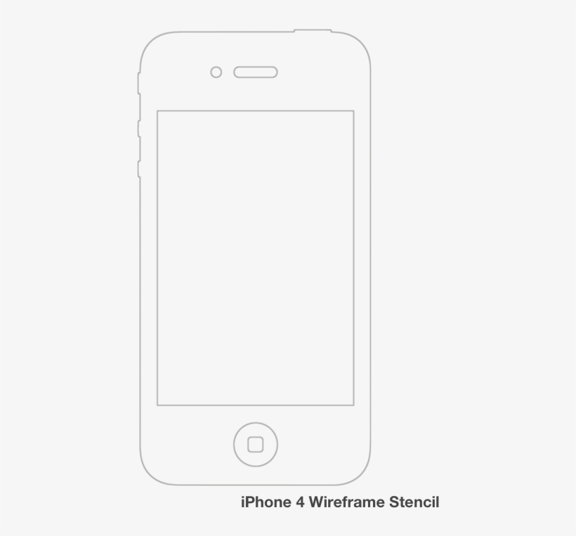Transparent Iphone Wire Frame - Iphone Stencil - 576x734 PNG Download ...