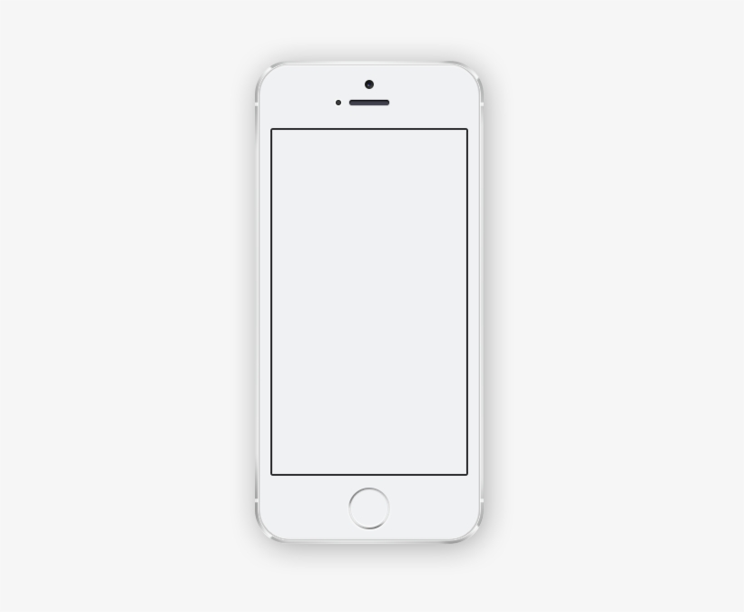 Iphone-blank - Mobile Phone - 314x594 PNG Download - PNGkit