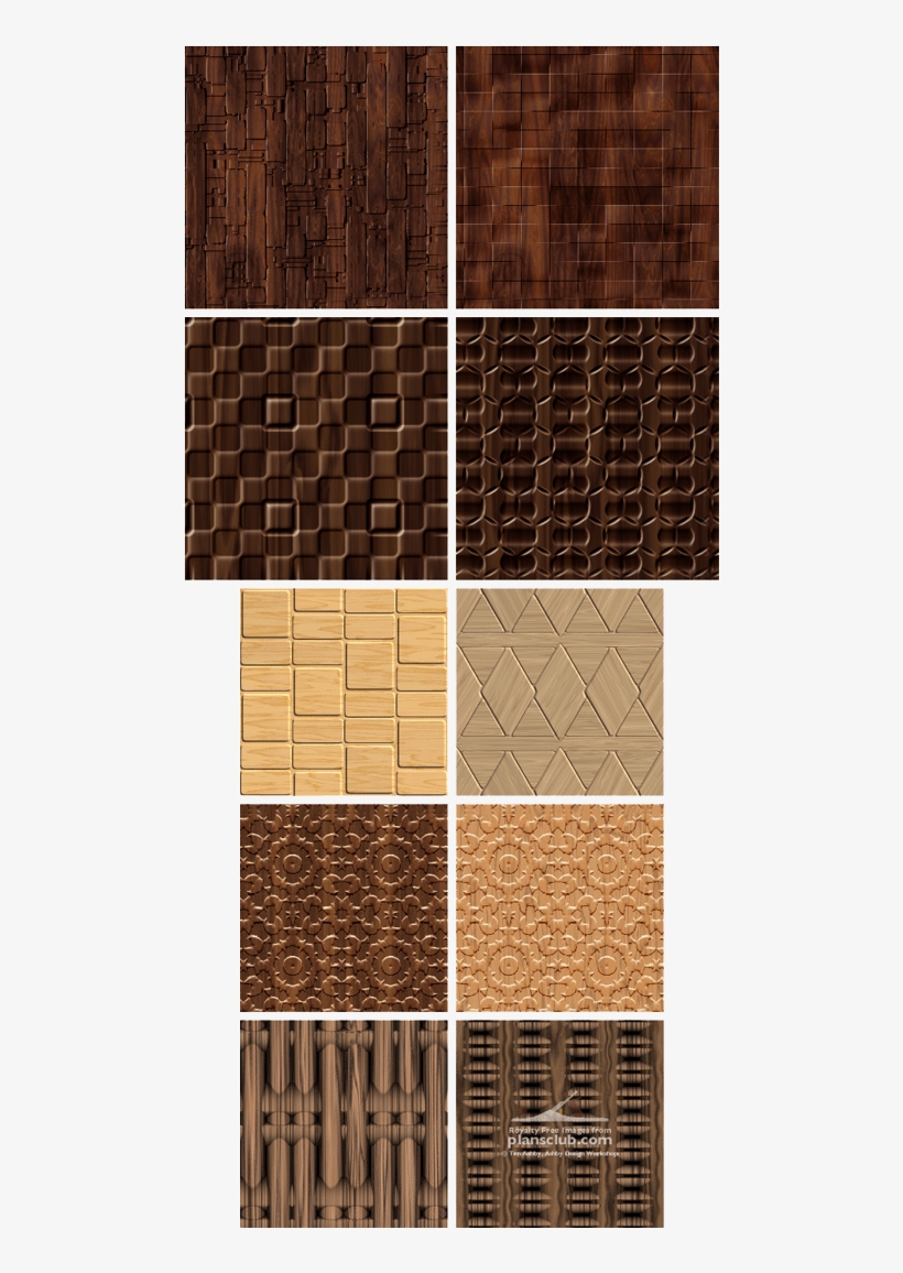 Patterned Timber Tiles - Tile - 500x1088 PNG Download - PNGkit