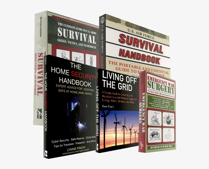 Jim's Survival Book Library Essentials - Flyer - 600x600 PNG Download ...